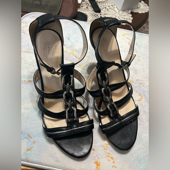 Coach | Shoes | Black Coach Sandal | Poshmark